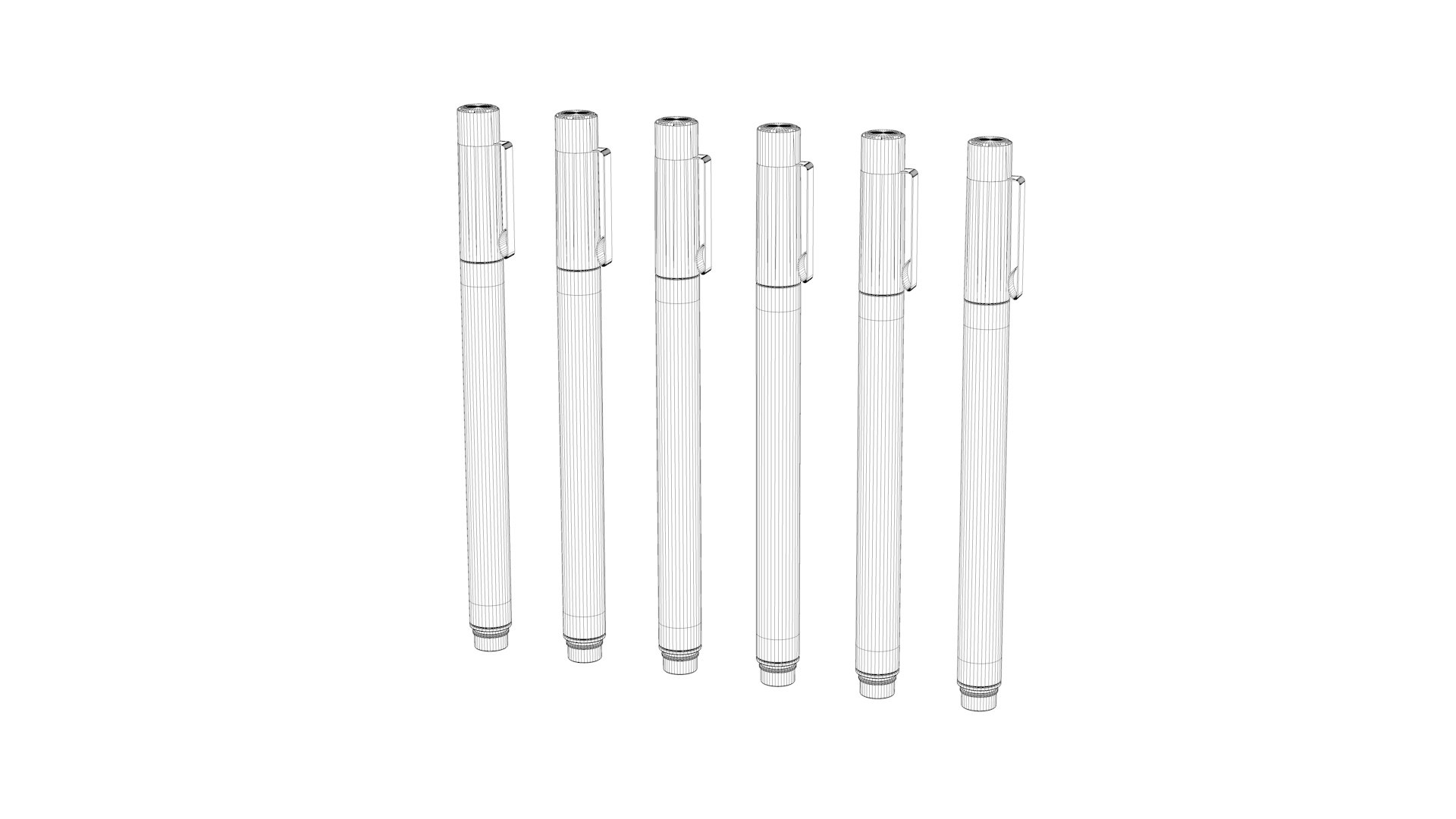 Pigma Micron Pen Set 3D Model - TurboSquid 1787737