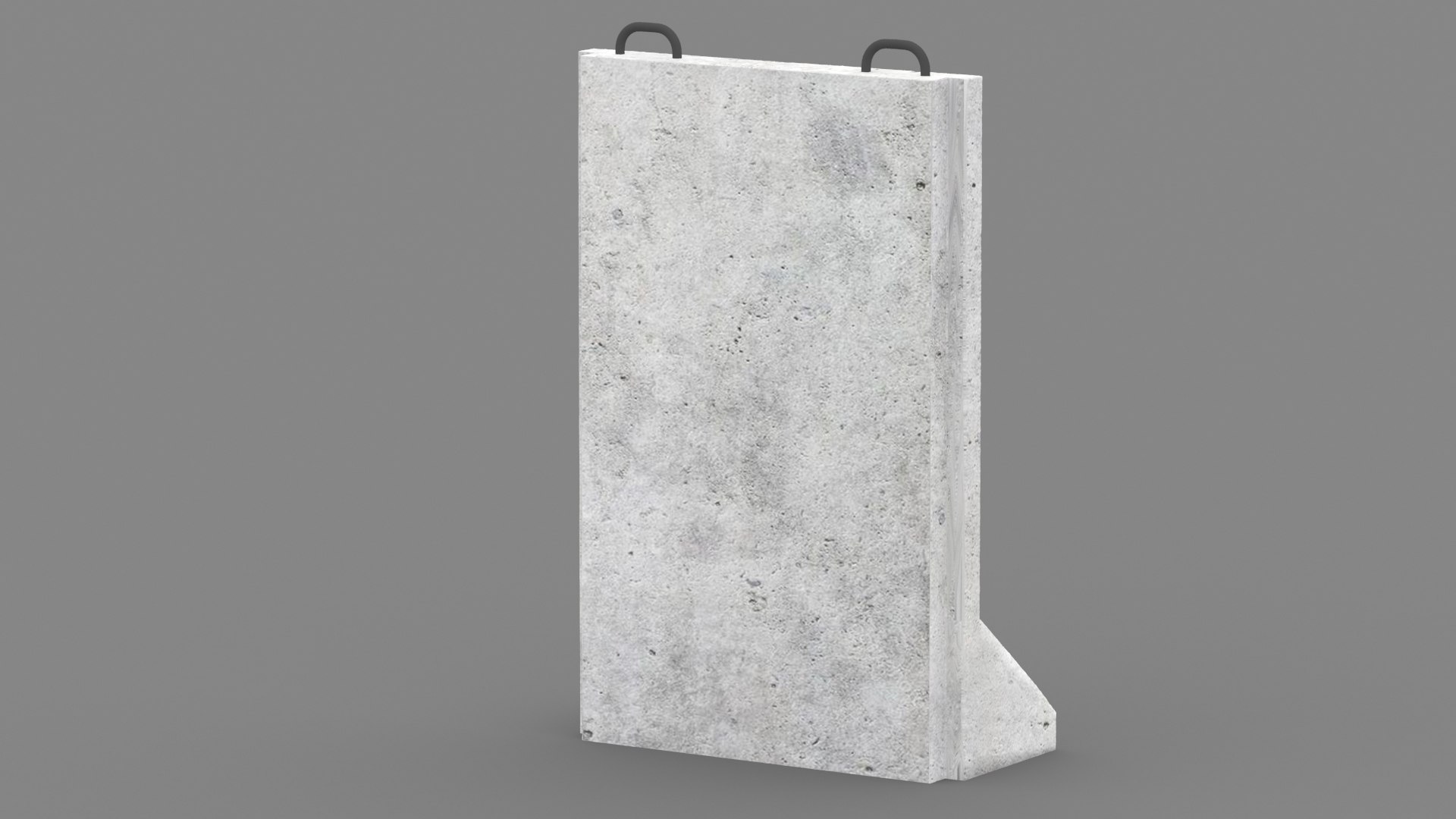 3D Concrete Barricade - TurboSquid 2139003