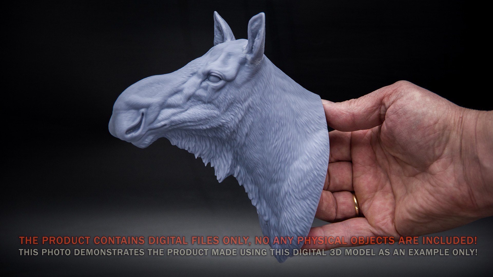 Moose Animal Head Sculpture 3D Model - TurboSquid 1653967