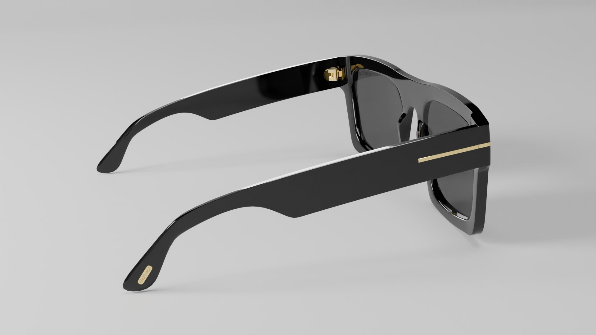 3D Model Tom Ford FT0711 3D Sunglasses Model Low-poly 3D Model ...