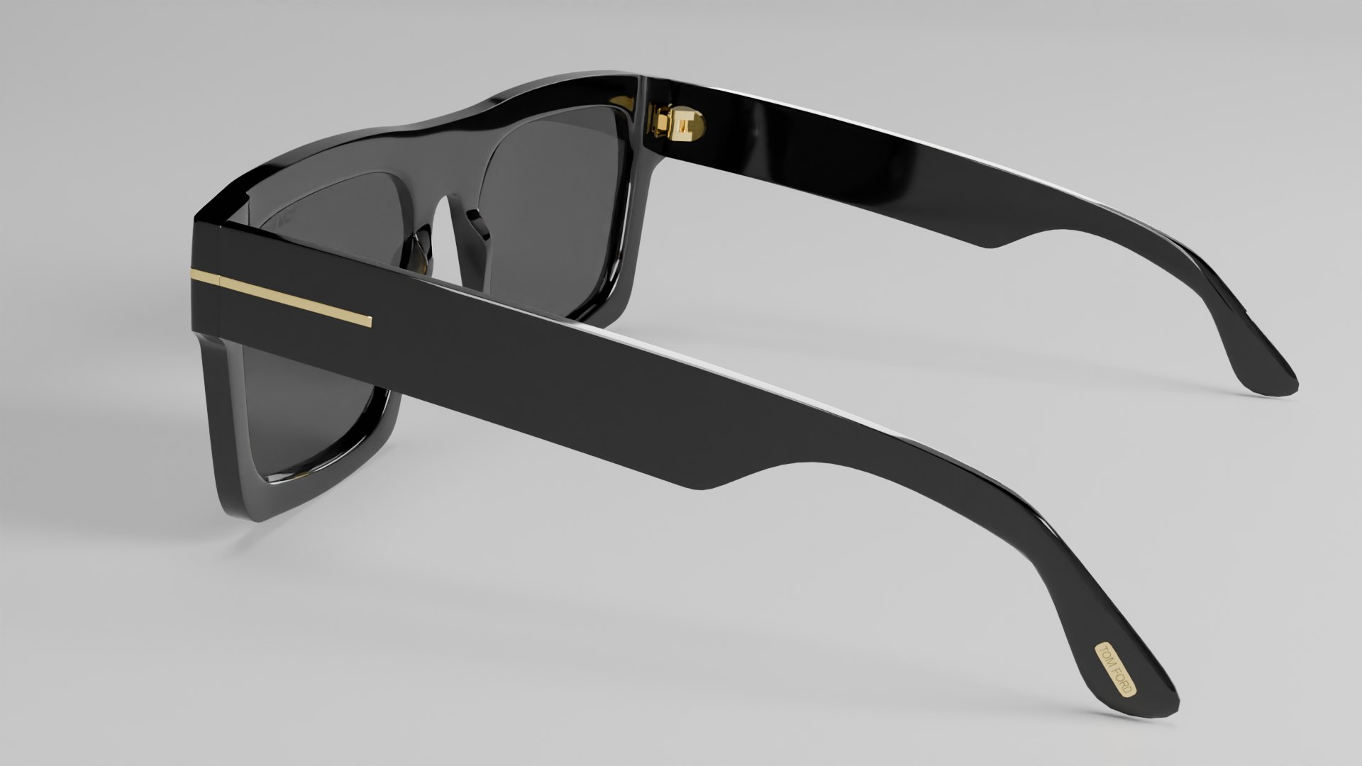 3D Model Tom Ford FT0711 3D Sunglasses Model Low-poly 3D Model ...