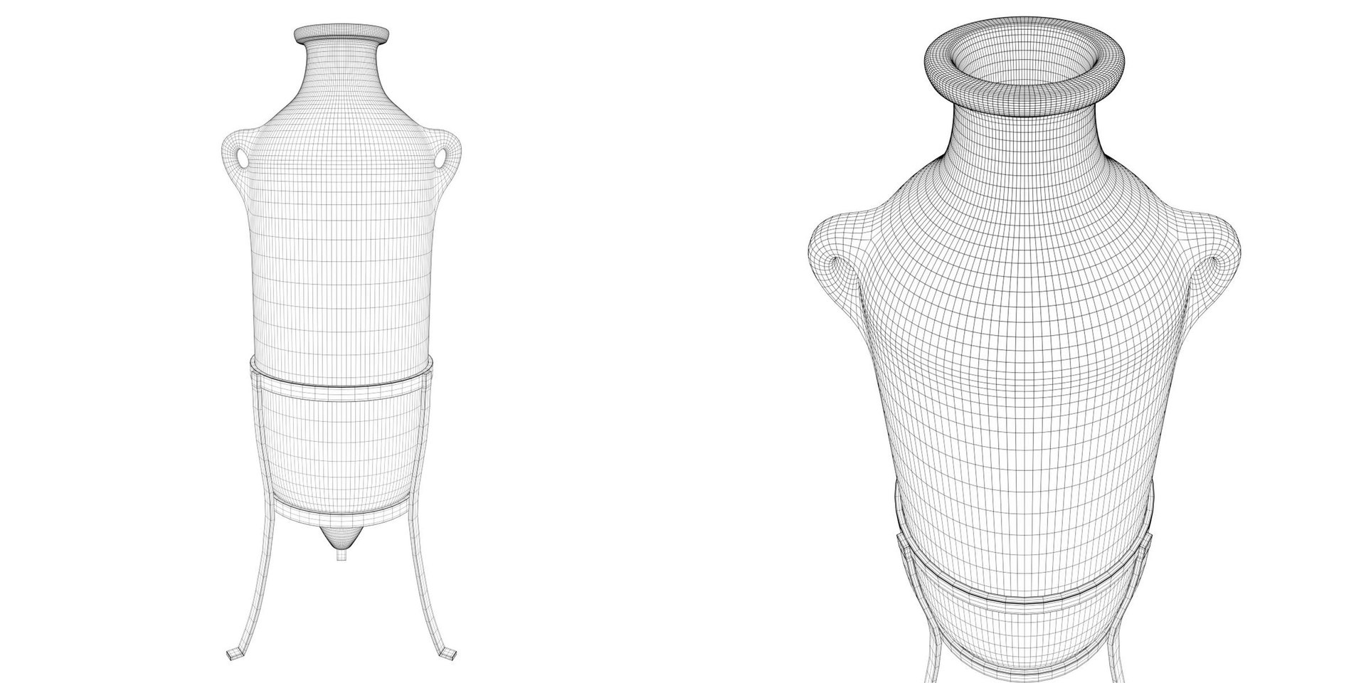 3D roman amphora stand 3 model - TurboSquid 1406863