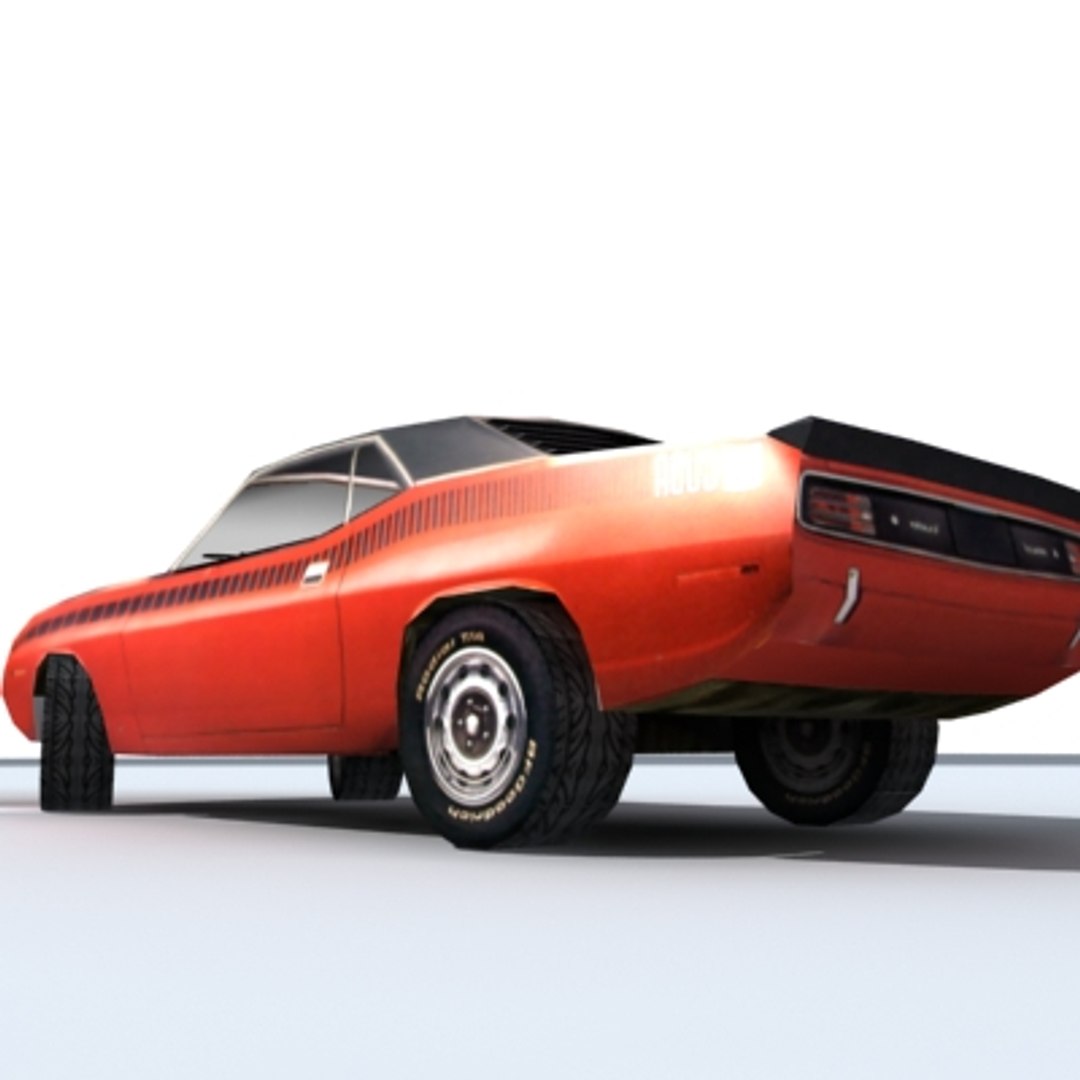 3d 1970 Arr Cuda Sports Car