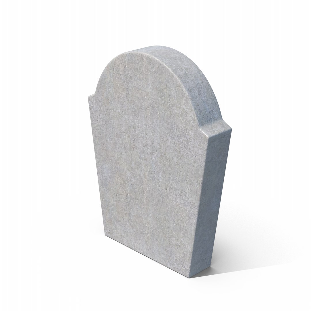 3D Gravestone Model - TurboSquid 2347641