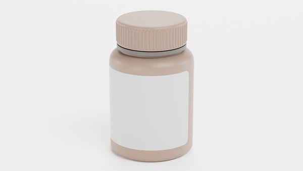 Pill Bottle 1 model - TurboSquid 1769925