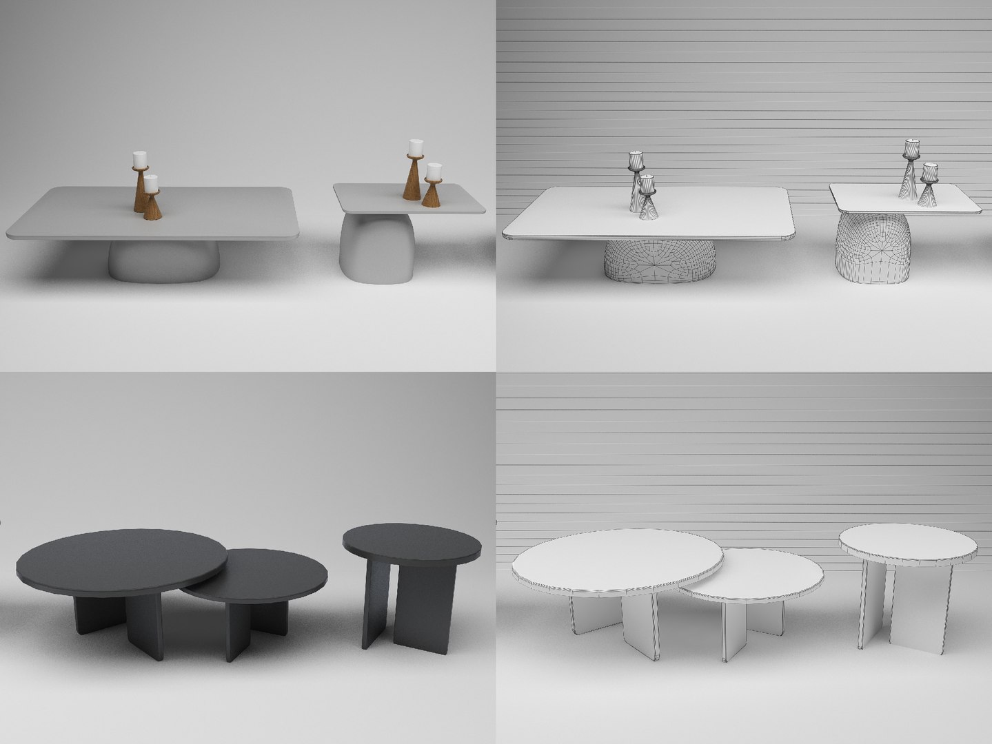 Coffee Table - Waiting Table - 017 model - TurboSquid 1955860