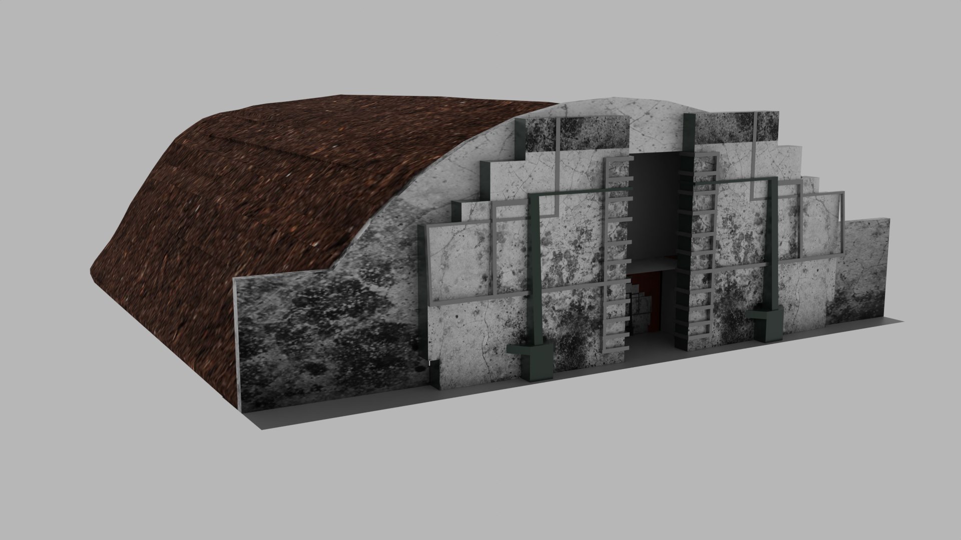 Military Bunker 3D Model - TurboSquid 2140233