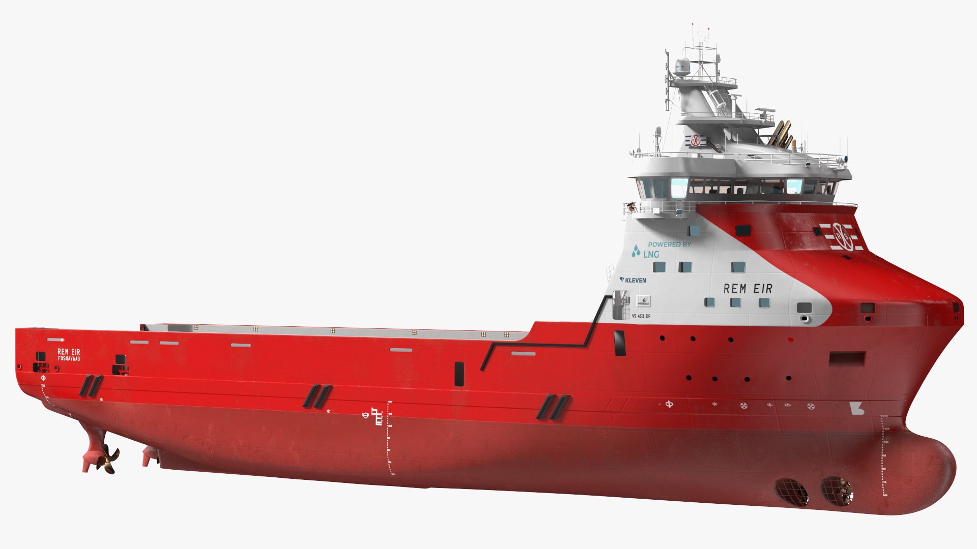 REM EIR Offshore Supply Vessel 3D model - TurboSquid 1997531