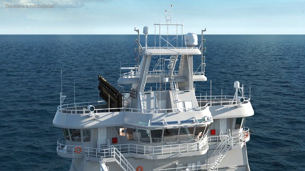 modelo 3d Buque de suministro costa afuera REM EIR - TurboSquid 1997531