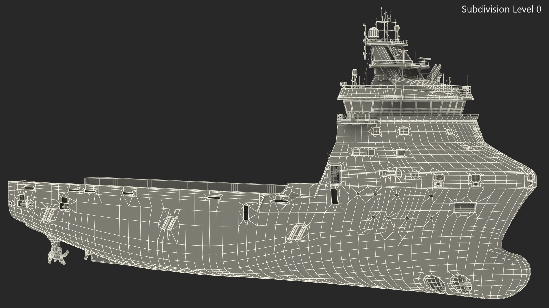 REM EIR Offshore Supply Vessel 3D model - TurboSquid 1997531