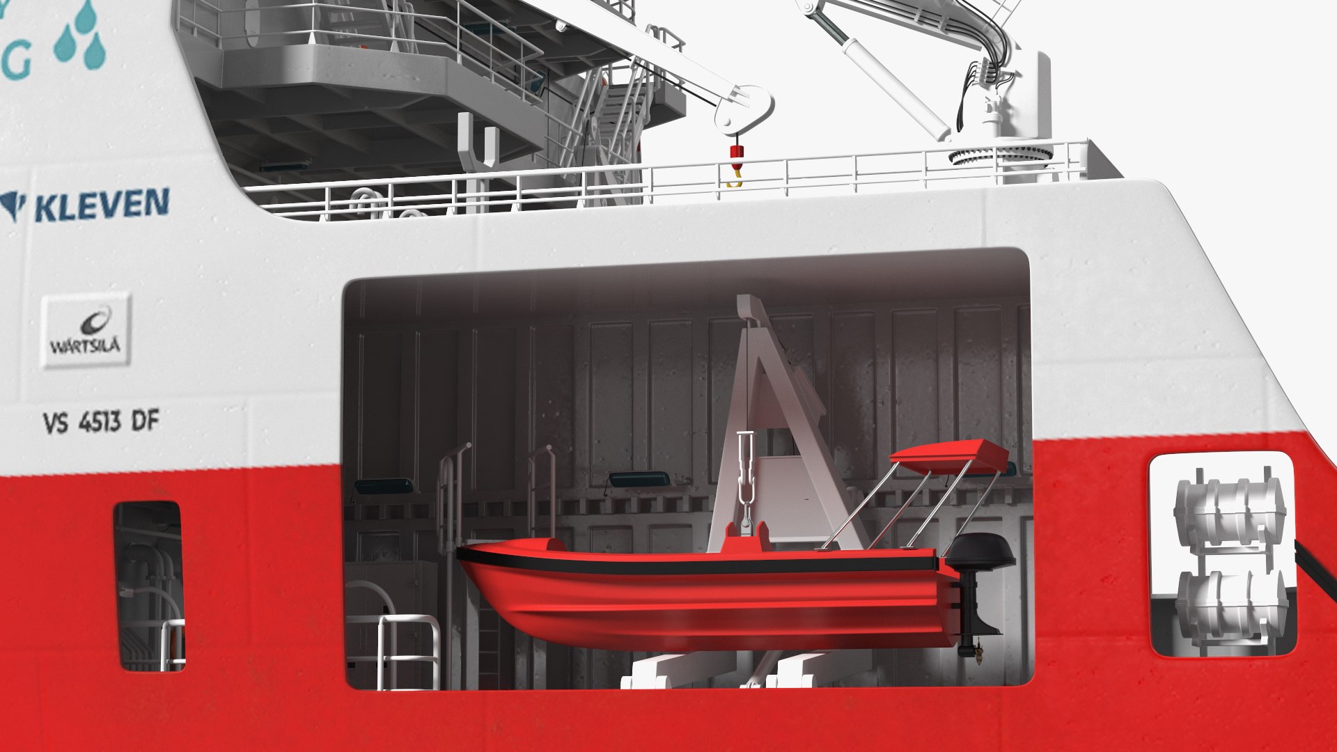 REM EIR Offshore Supply Vessel 3D Model - TurboSquid 1997531