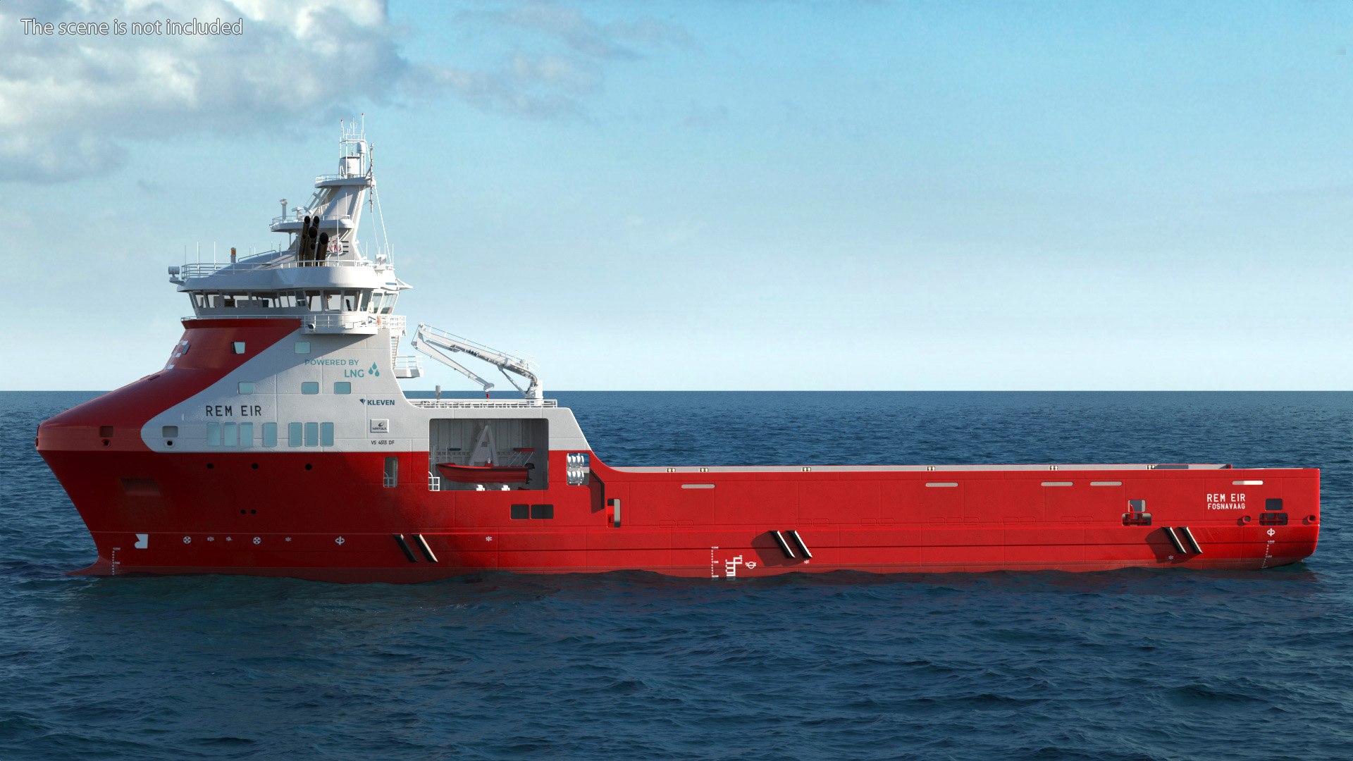 REM EIR Offshore Supply Vessel 3D model - TurboSquid 1997531