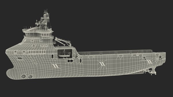 modelo 3d Buque de suministro costa afuera REM EIR - TurboSquid 1997531