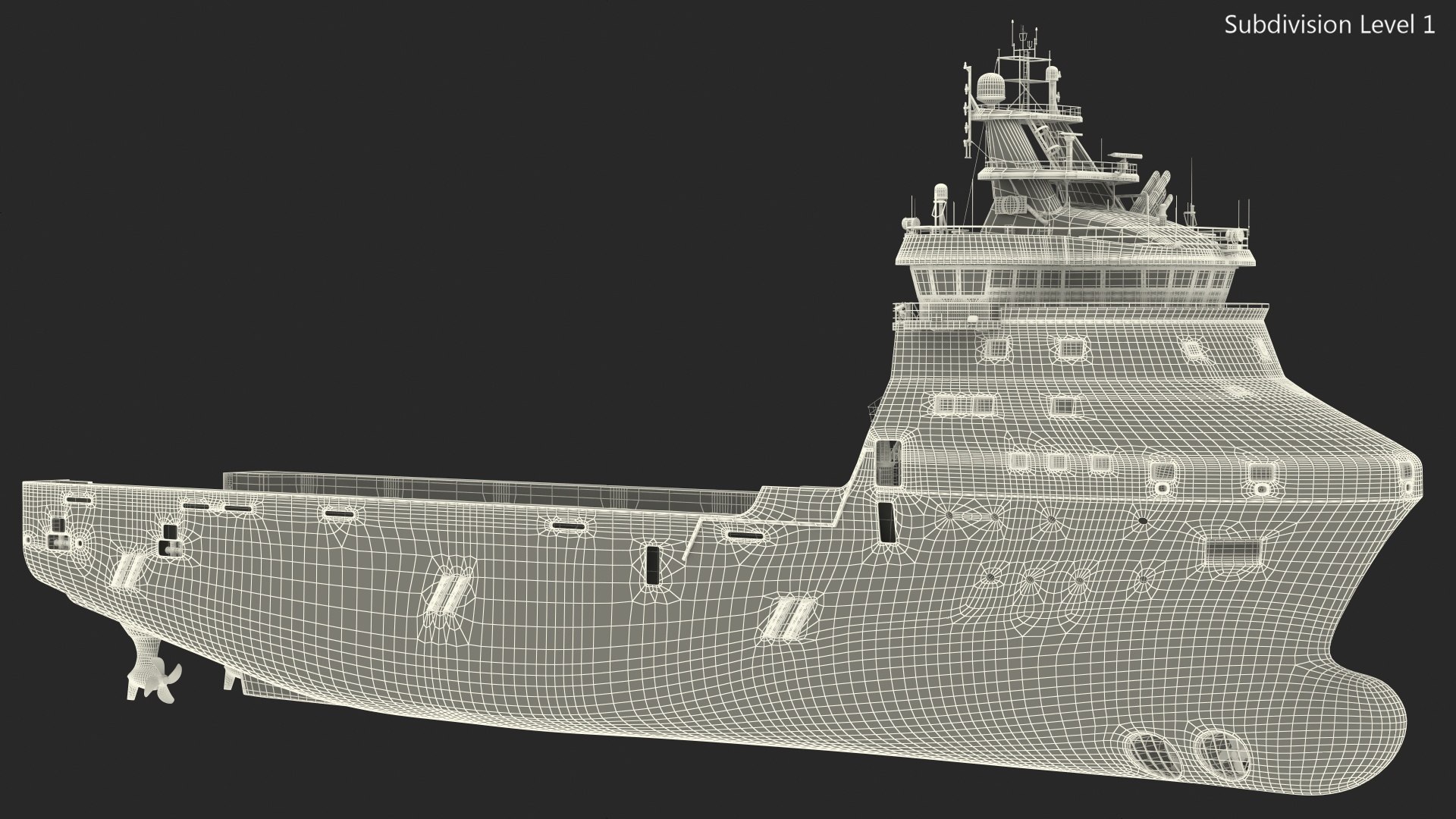 REM EIR Offshore Supply Vessel 3D Model - TurboSquid 1997531
