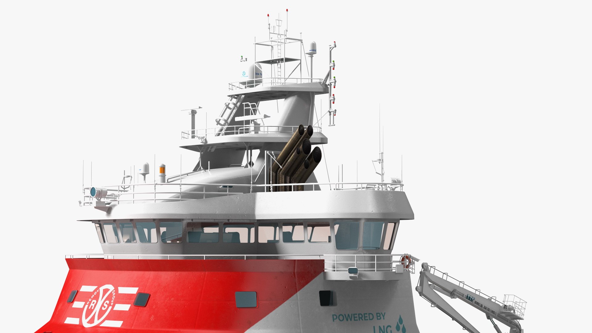 REM EIR Offshore Supply Vessel 3D model - TurboSquid 1997531