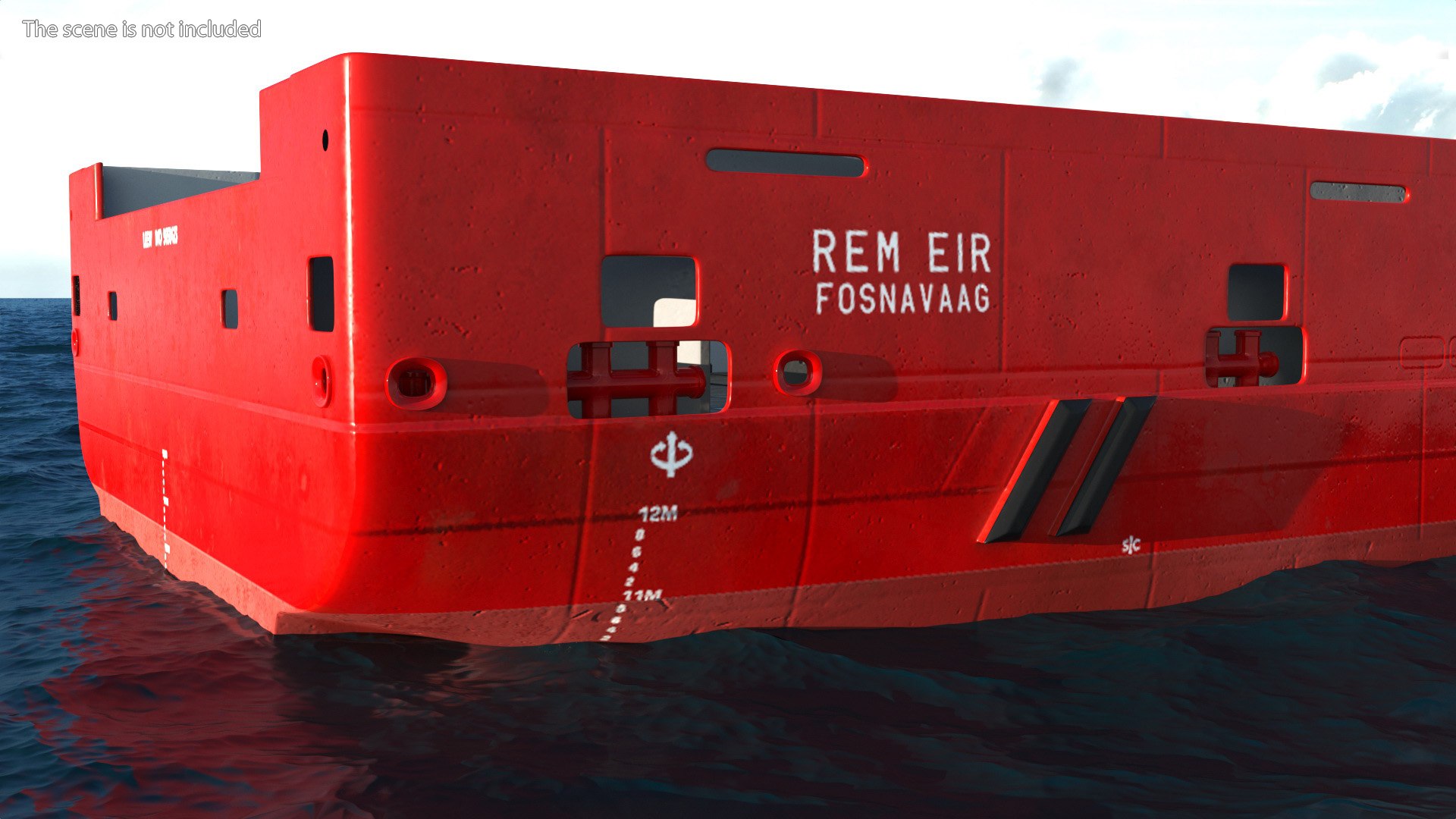 REM EIR Offshore Supply Vessel 3D model - TurboSquid 1997531