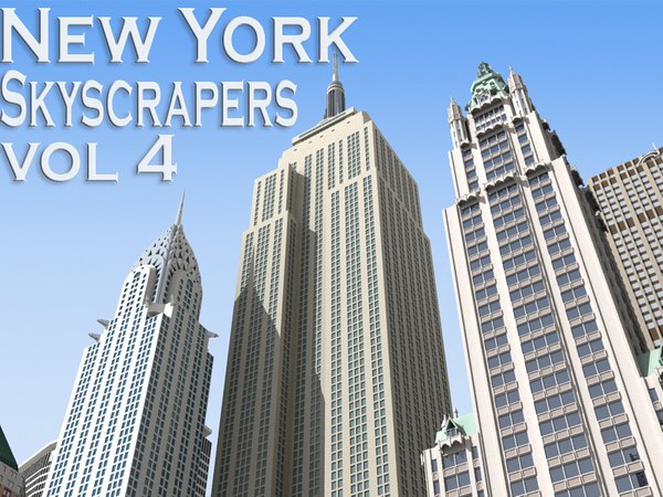 3d model art deco chrysler building