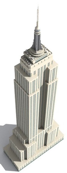 new york skyscrapers building 3d model