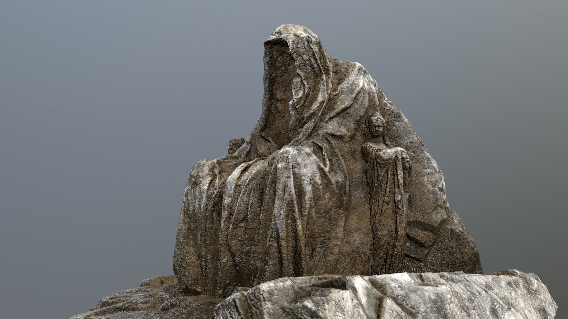 Statue Gate 3D Model - TurboSquid 1790088