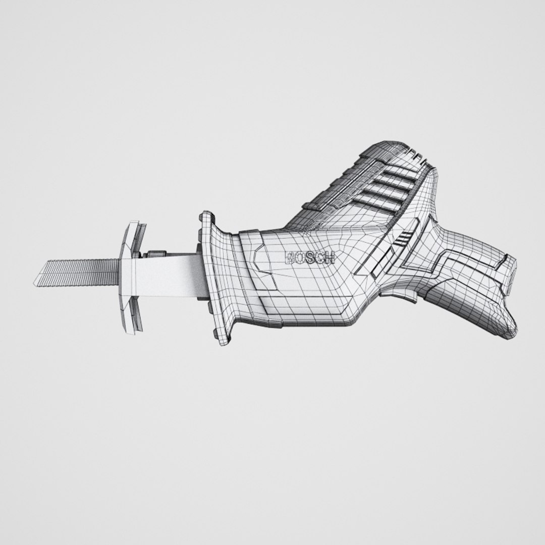 Cordless Reciprocating Saw 3D Model - TurboSquid 1510721