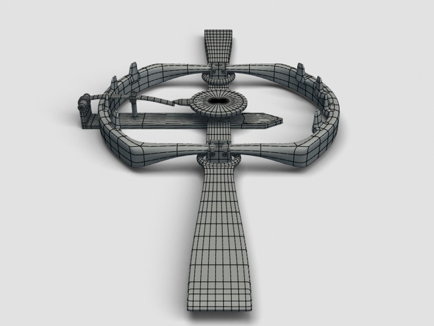 Realistic Animal Trap 3d Model