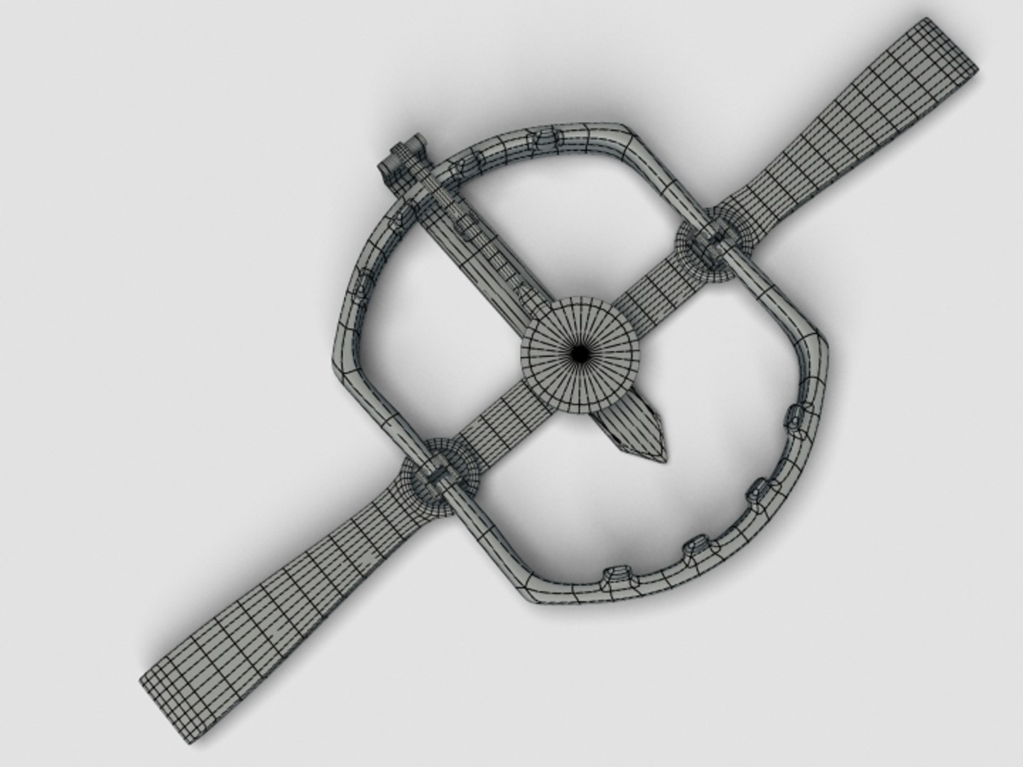 Realistic Animal Trap 3d Model