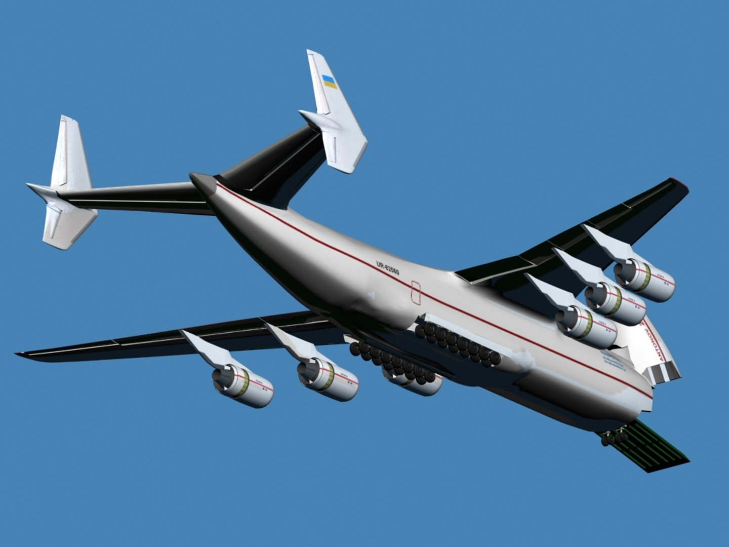 Antonov An-225 Mriya Aircraft 3d Model