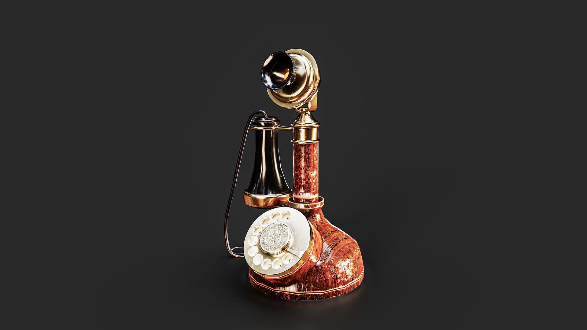 3D Candlestick Phone Game Ready - TurboSquid 2123167