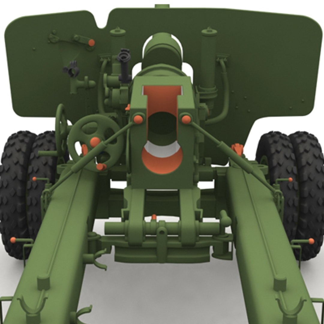 bs3 russian antitank tank 3d model