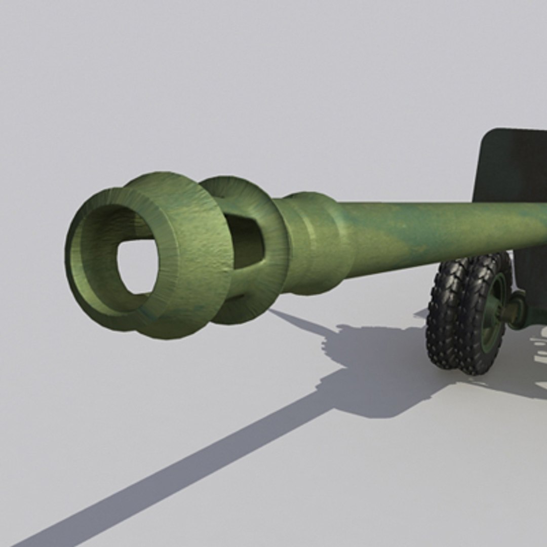 bs3 russian antitank tank 3d model