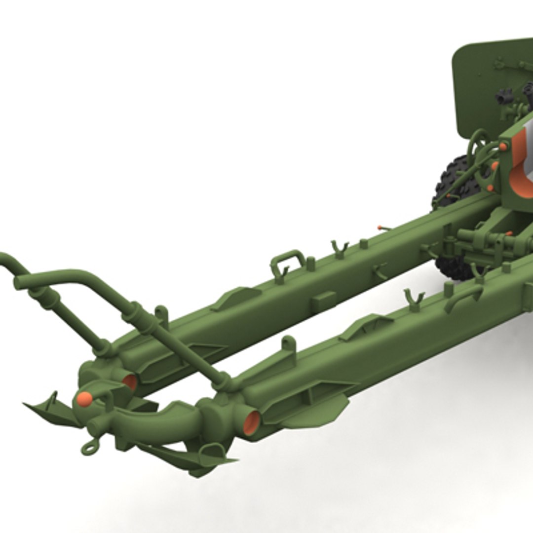 bs3 russian antitank tank 3d model