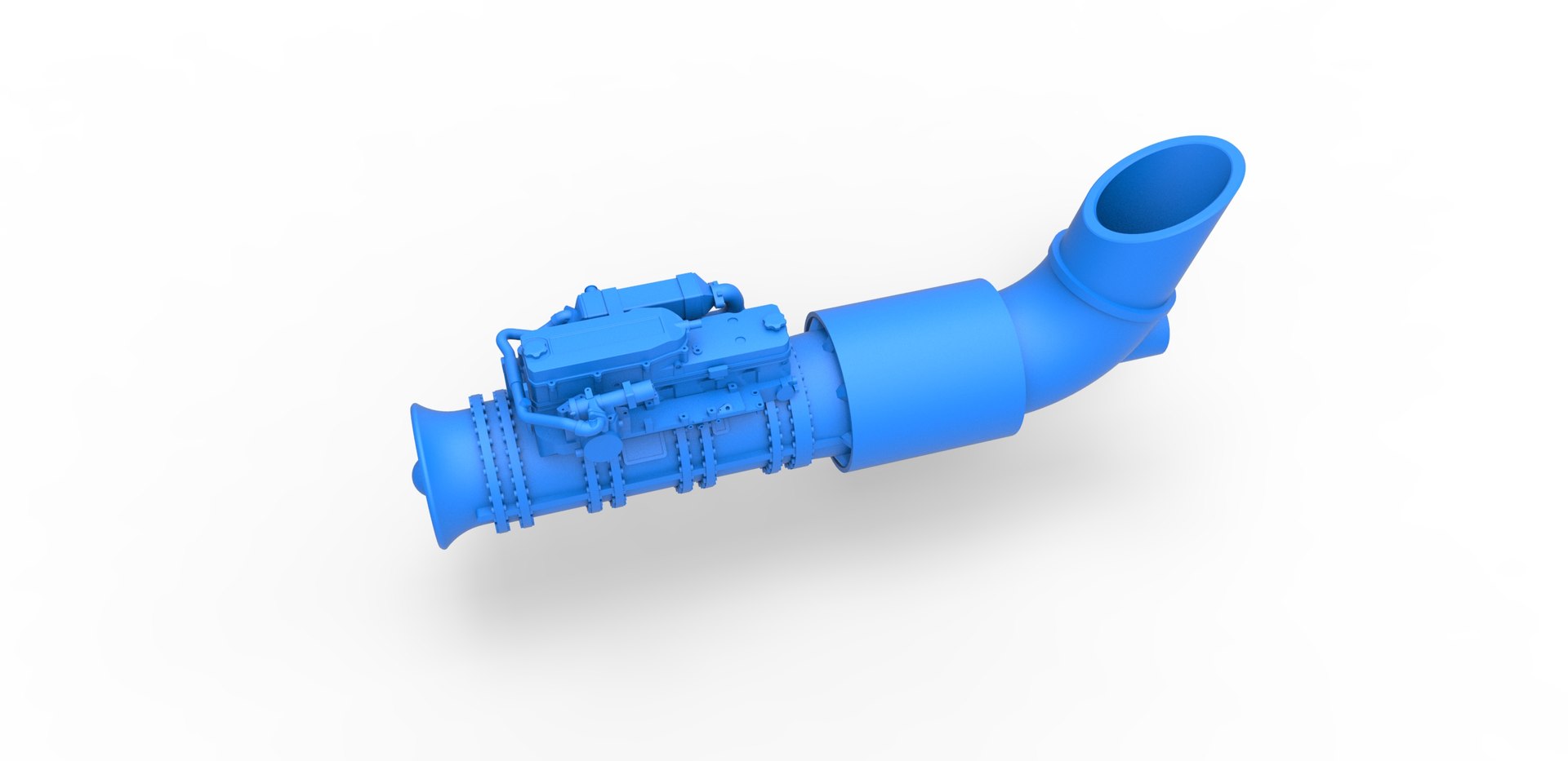 3D Diecast Jet Engine 5 Scale 1 To 25 - TurboSquid 1924771