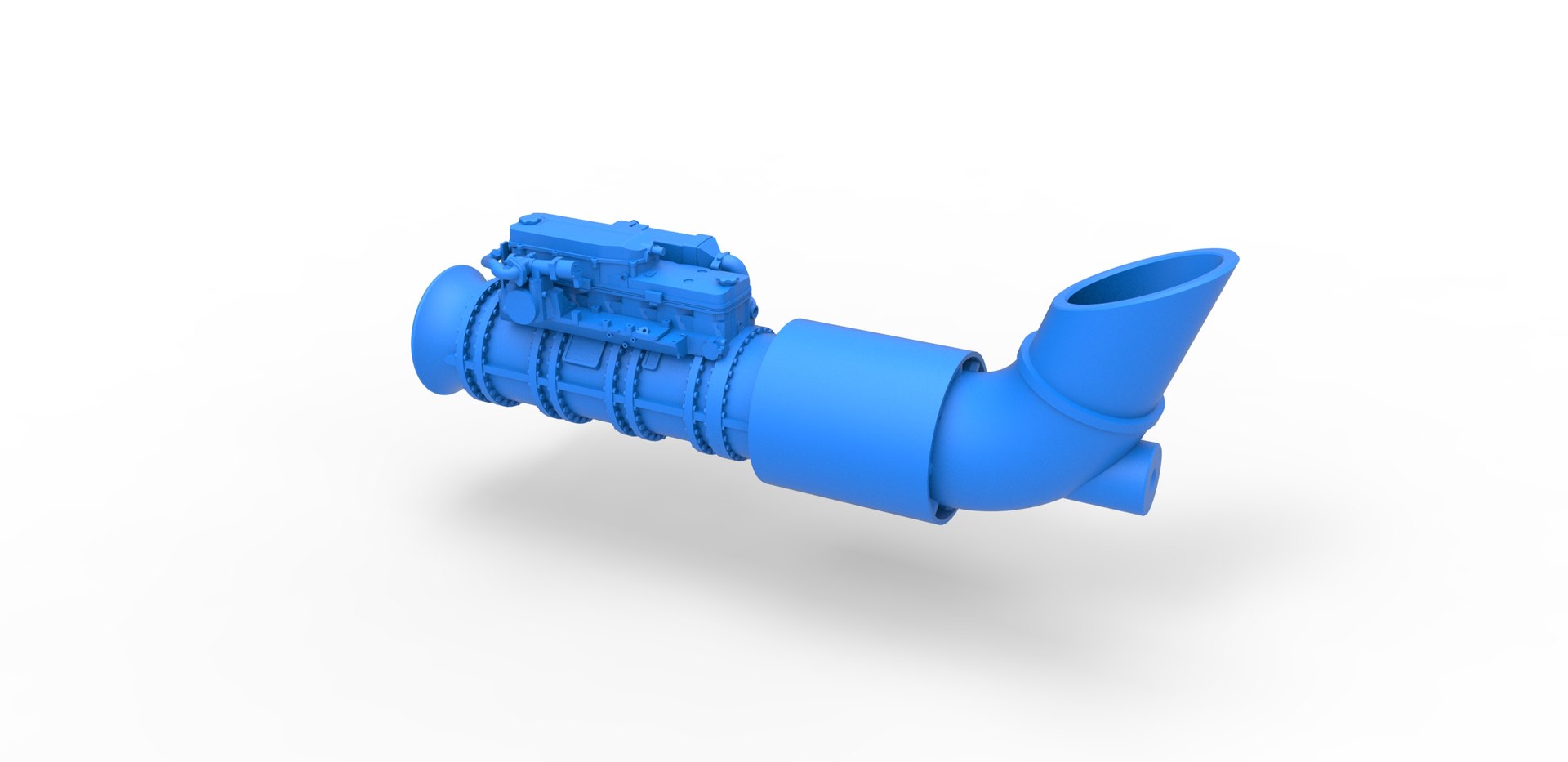 3D Diecast Jet Engine 5 Scale 1 To 25 - TurboSquid 1924771
