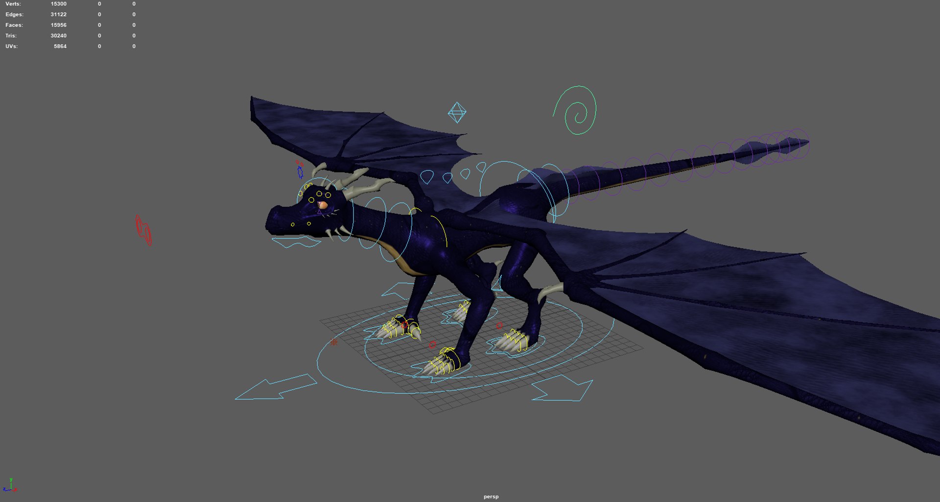 3D Dragon Animations Model - TurboSquid 1315184