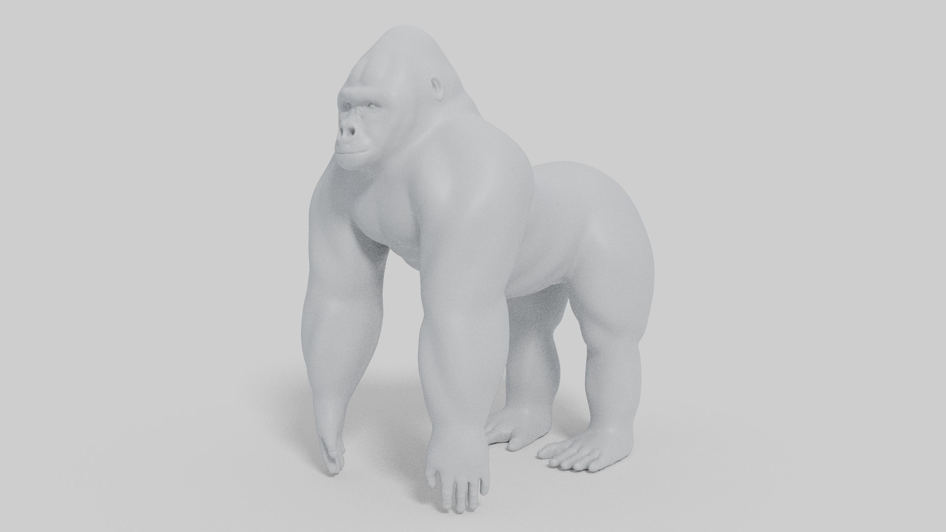 3D 3D Sclupt Gorilla Model model - TurboSquid 1906181