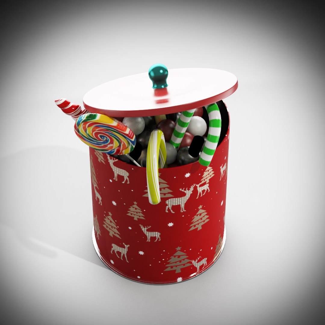 Max Christmas Candy Jar