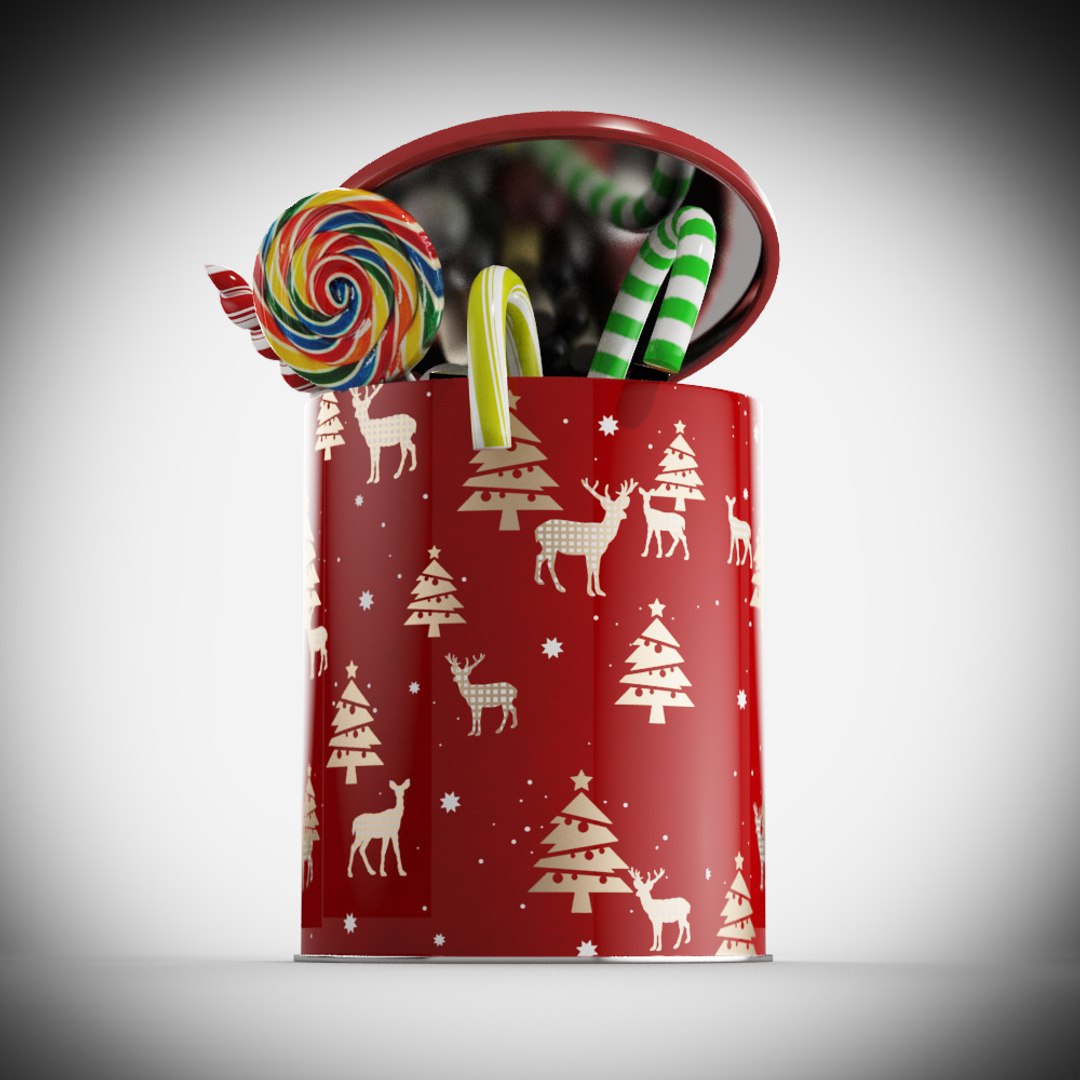 Max Christmas Candy Jar