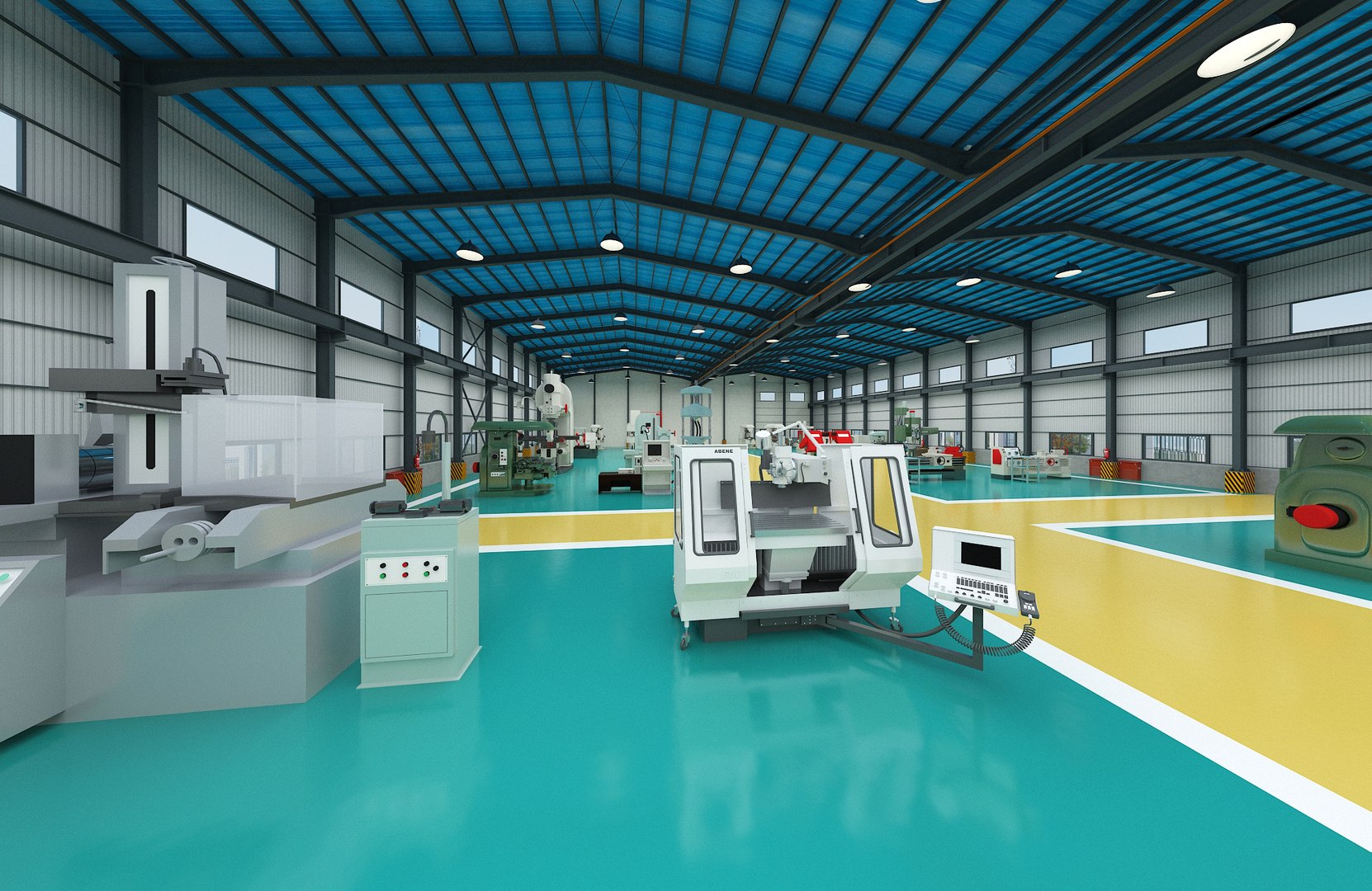 3D Factory Workshop 04 Model - TurboSquid 2207910