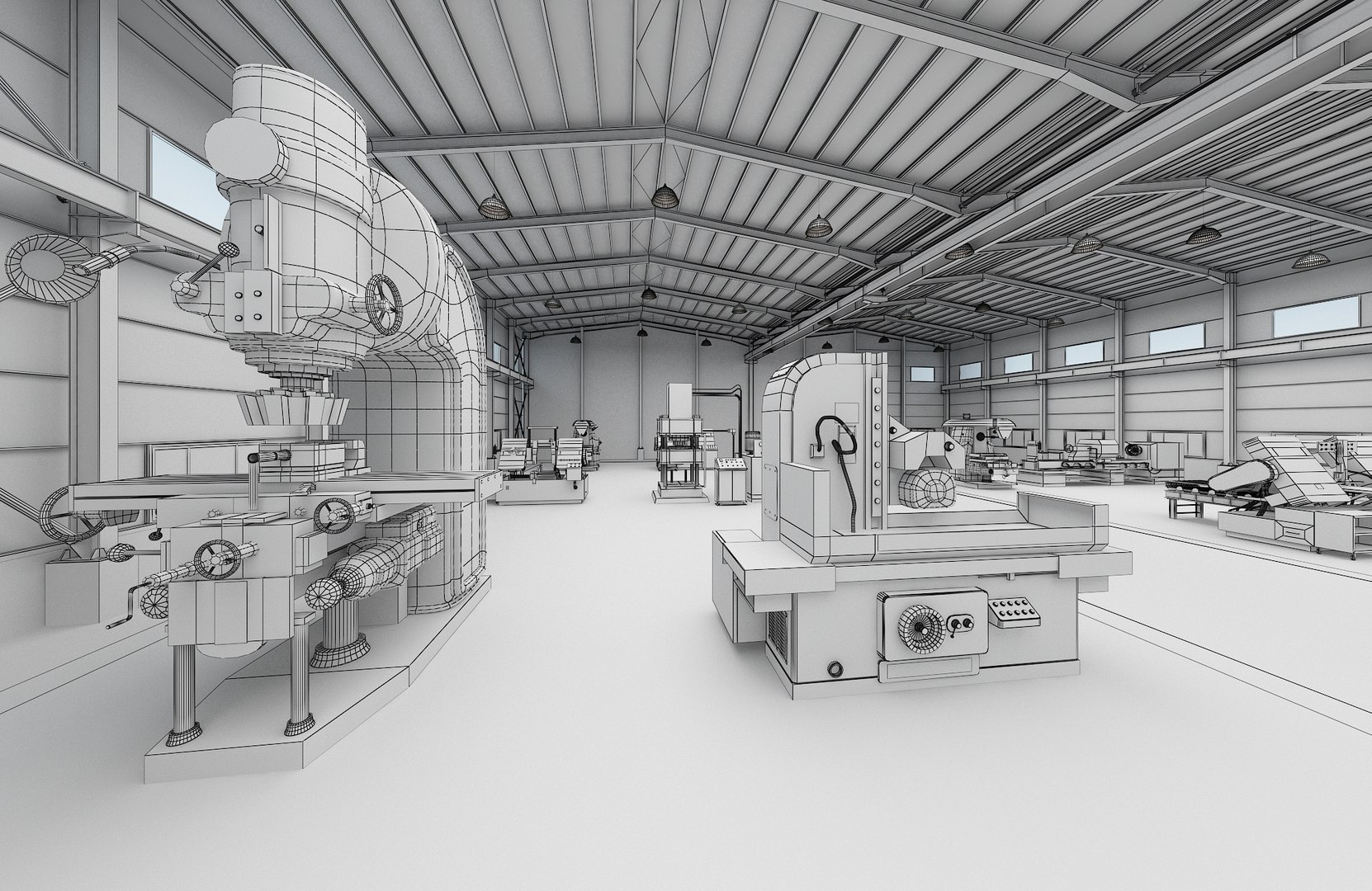 3D Factory Workshop 04 Model - TurboSquid 2207910