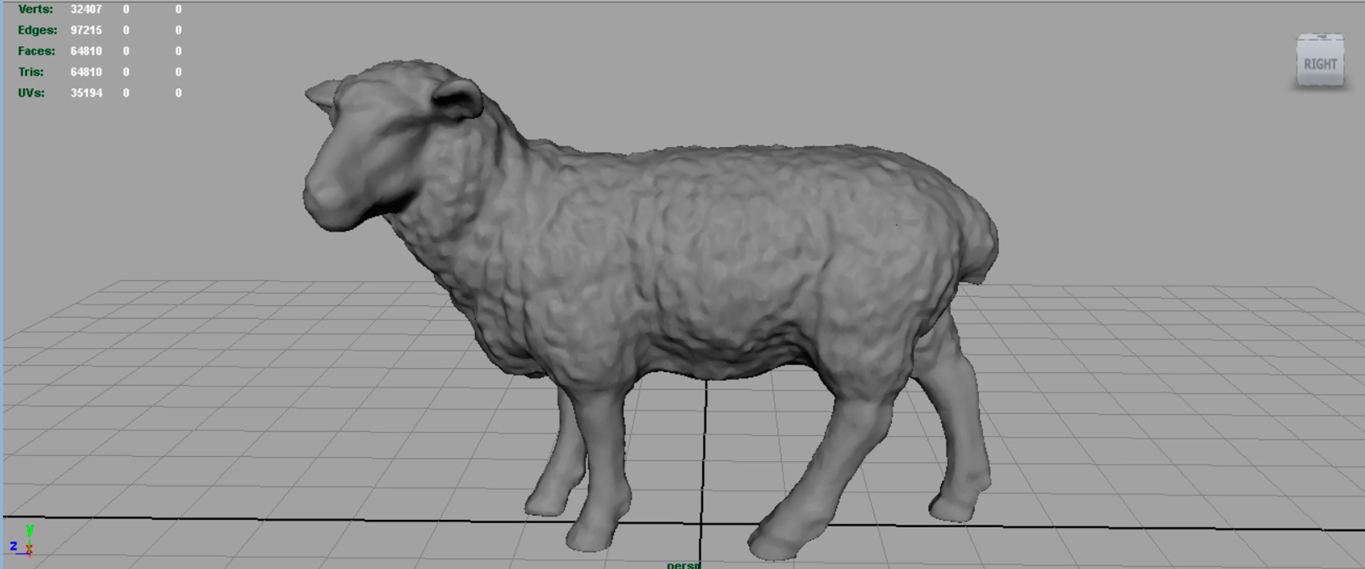 3d Model Sheep Stl
