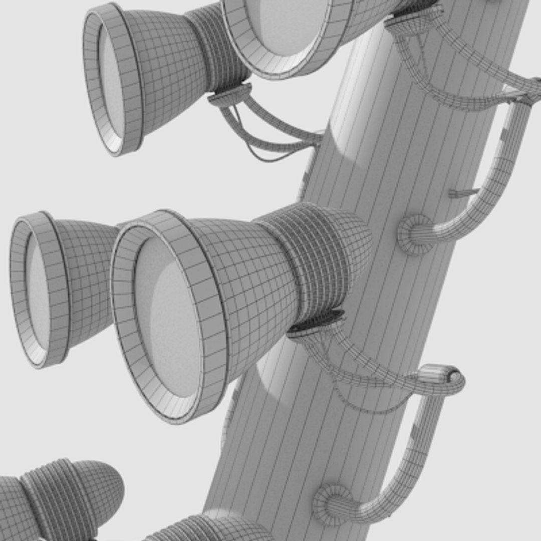3d Light Pole Model