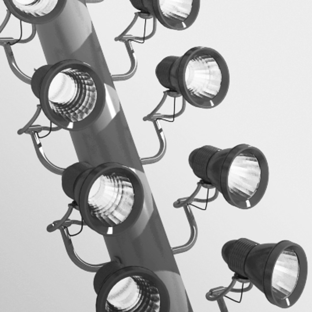 3d Light Pole Model
