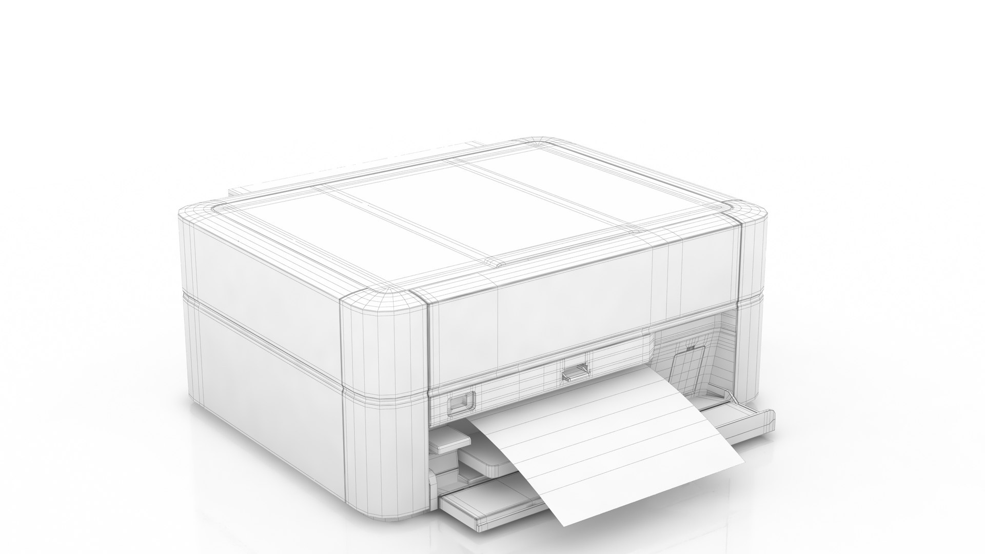 3D Model Epson L850 Photo All-in-One Ink Tank Printer - TurboSquid 2094678