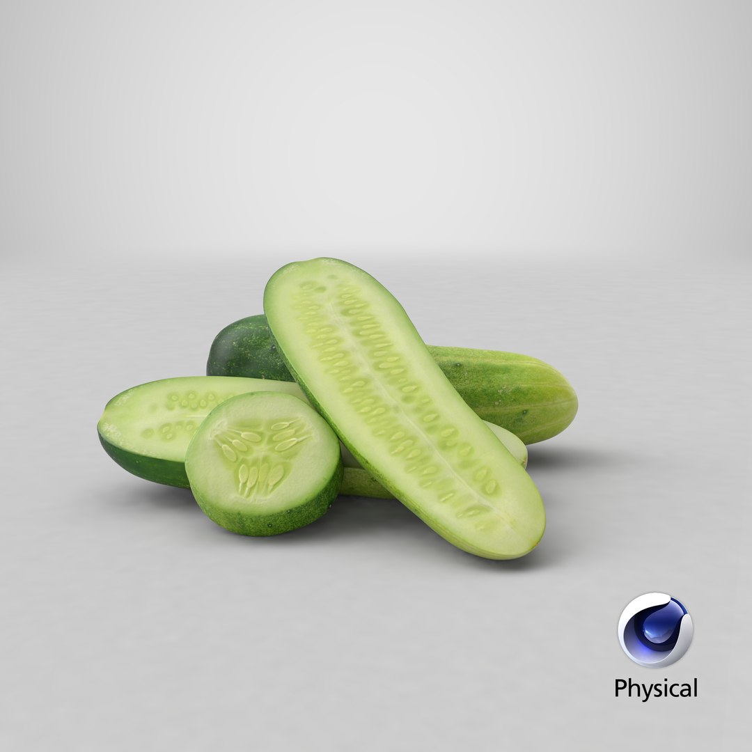 Cucumbers 01 model - TurboSquid 2071549