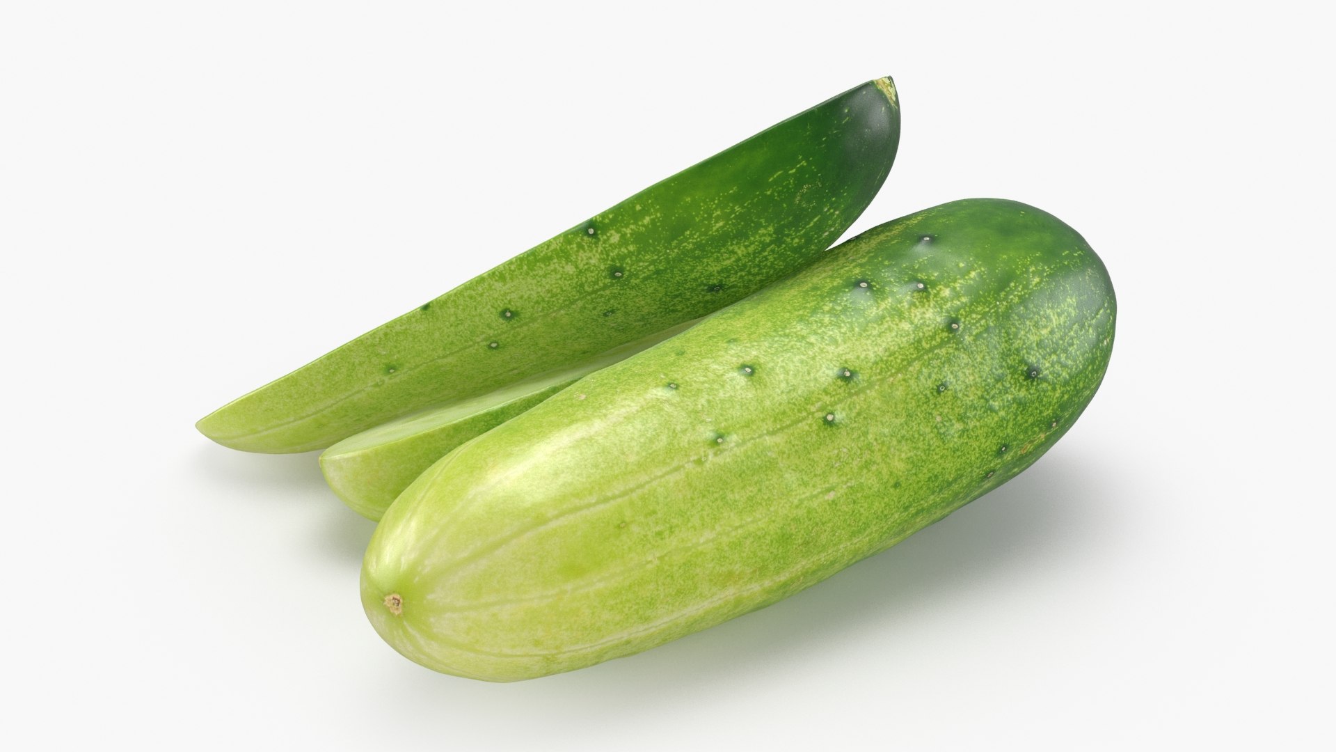 Cucumbers 01 model - TurboSquid 2071549