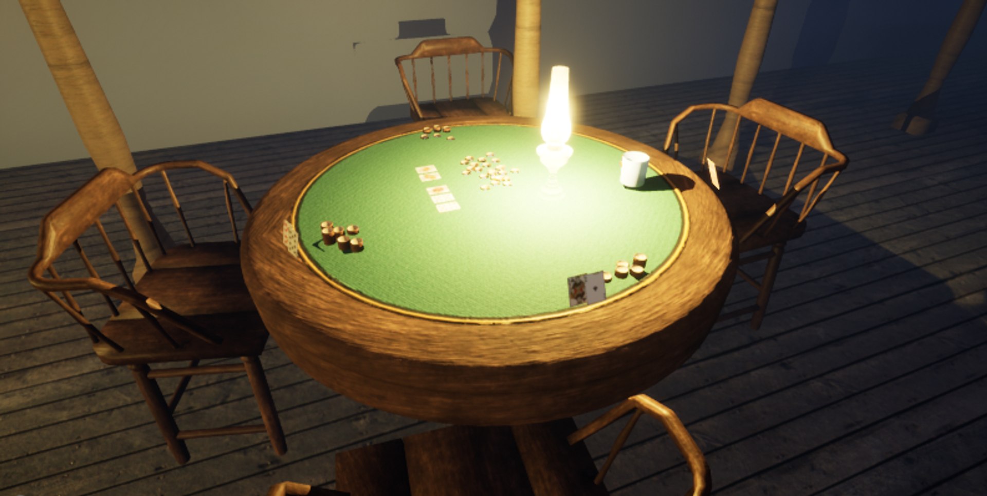 3D Model Poker Table - TurboSquid 1326799
