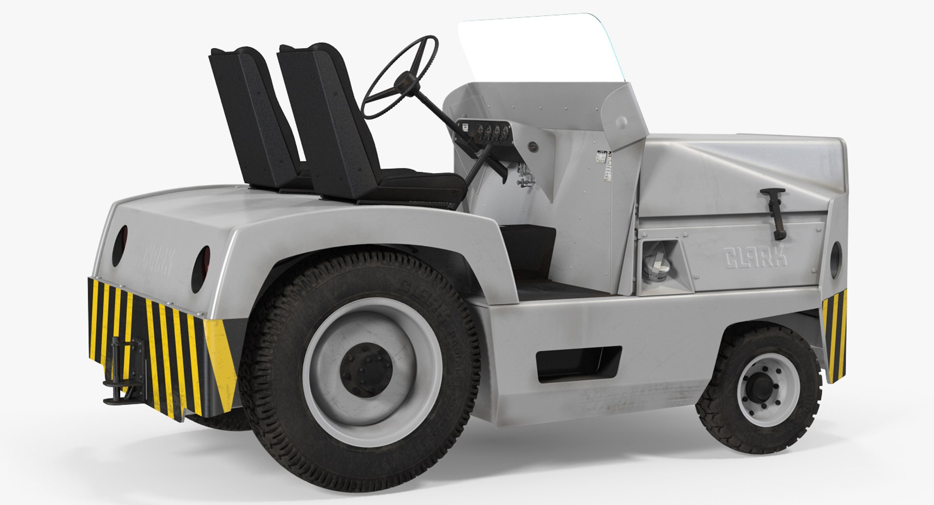 Airport Tug Car Clark 3d Model