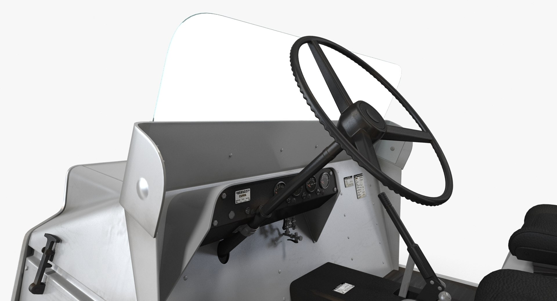 Airport Tug Car Clark 3d Model