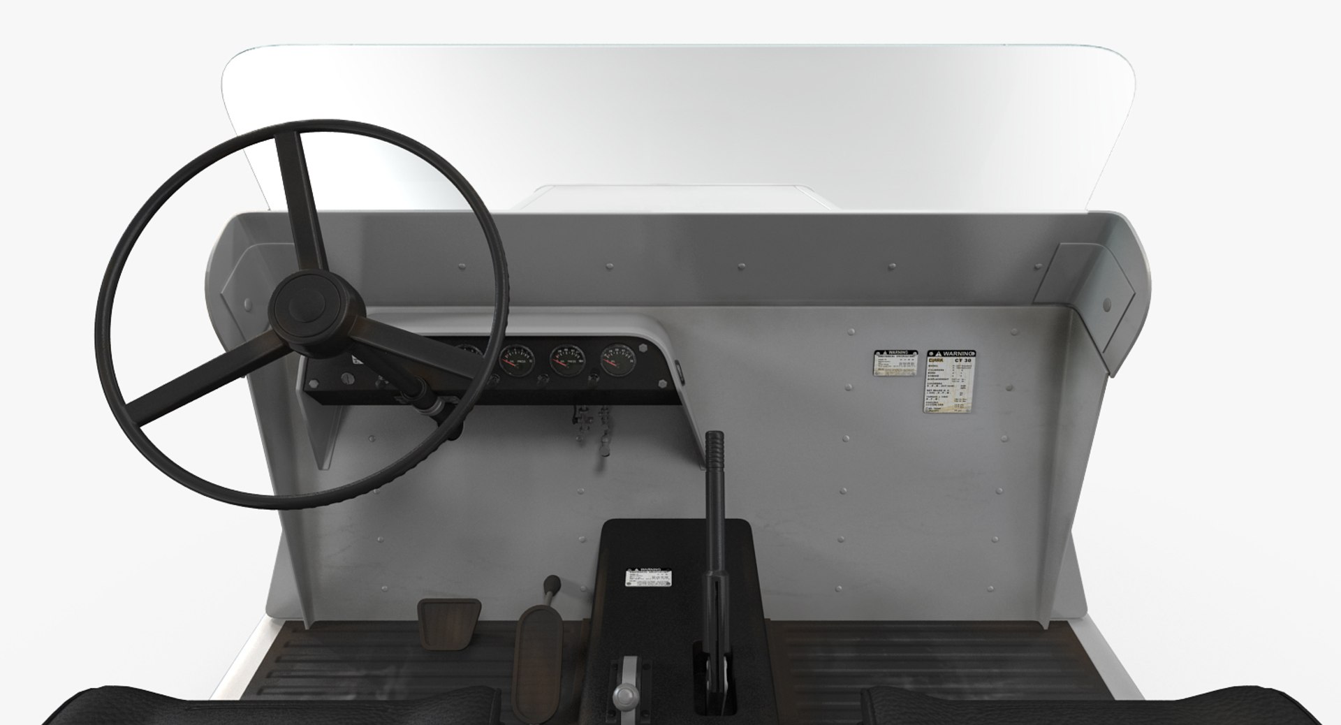 Airport Tug Car Clark 3d Model