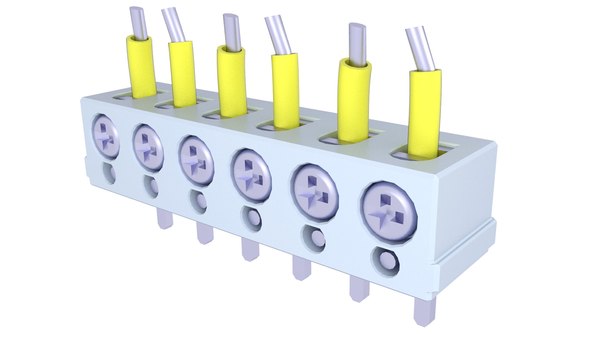 modelo 3d Bloque de terminales eléctrico 4 - TurboSquid 1598601